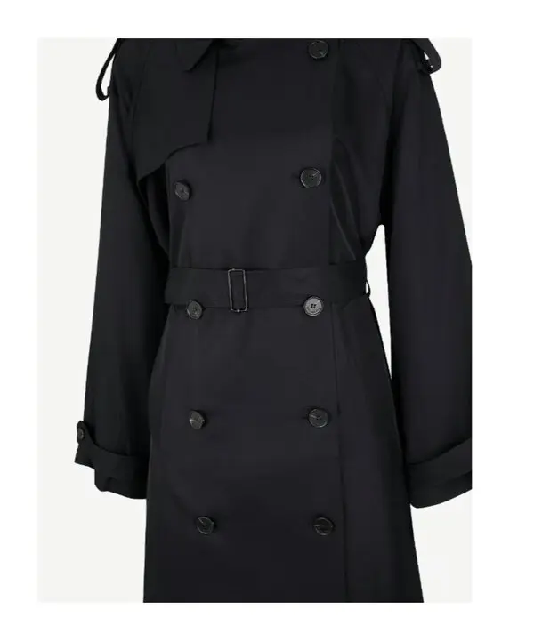 THE FRANKIE SHOP Veyron Belted Trench Coat