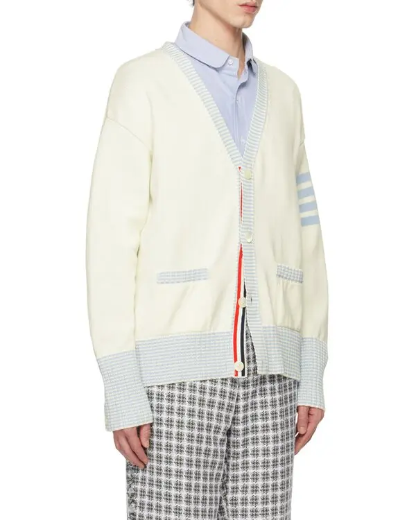 Thom Browne Hector Intarsia Cardigan