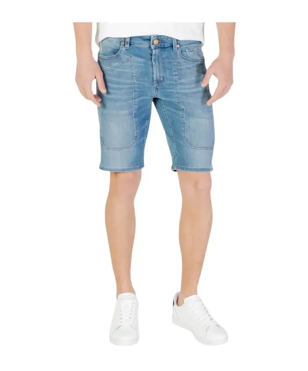 JECKERSON Denim Shorts With Belt Loops