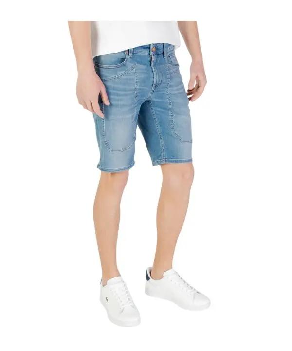 JECKERSON Denim Shorts With Belt Loops