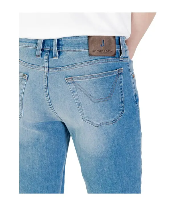 JECKERSON Denim Shorts With Belt Loops