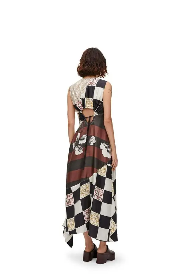 Loewe Silk Dress With Cut-out Detail