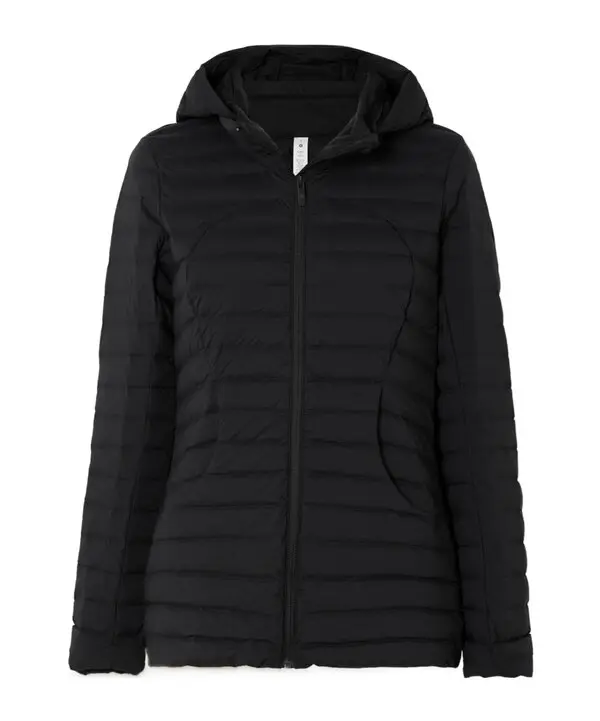 Lululemon Quilted Down Jacket With Detachable Hood And Waterproof Shell
