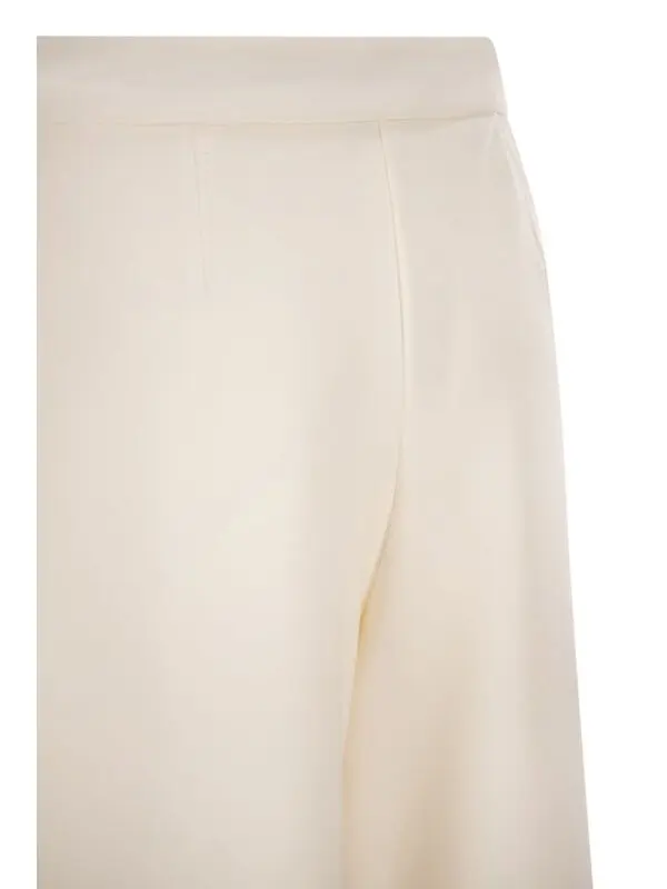 Max Mara Nigella Wide Leg Jersey Trousers