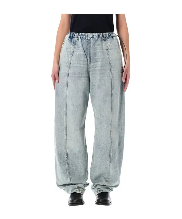 HAIKURE Angel Wide-leg Jeans - Green