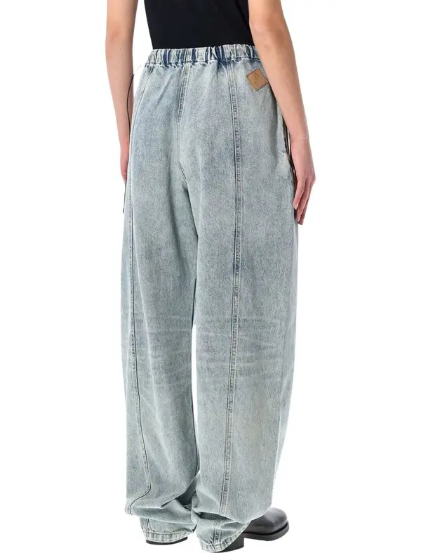 HAIKURE Angel Wide-leg Jeans - Green