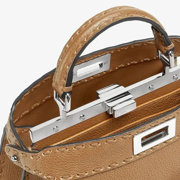 Fendi Peekaboo Iseeu Small Tote Bag - Brown