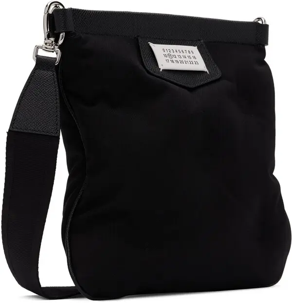 MAISON MARGIELA Glam Slam Sport Flat Pocket Shoulder Bag - Black