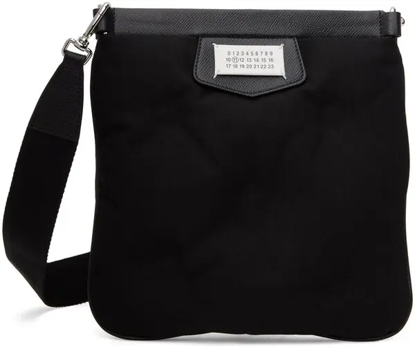 MAISON MARGIELA Glam Slam Sport Flat Pocket Shoulder Bag - Black