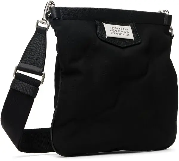 MAISON MARGIELA Glam Slam Sport Flat Pocket Shoulder Bag - Black