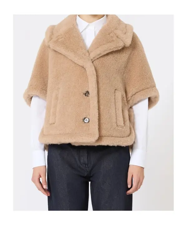 Max Mara Corvino Short Sleeved Button-up Coat