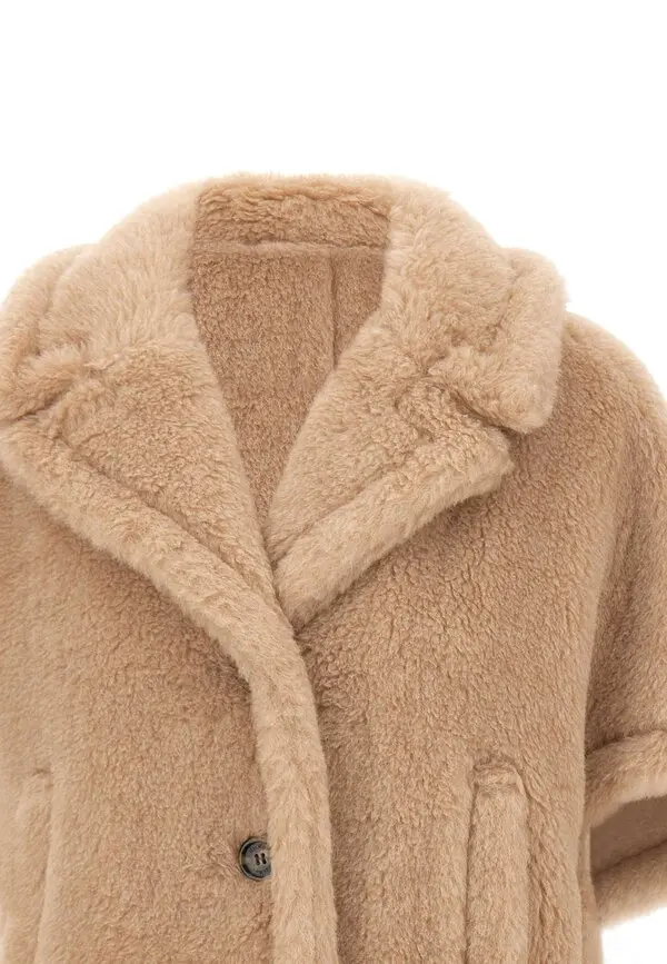 Max Mara Corvino Short Sleeved Button-up Coat