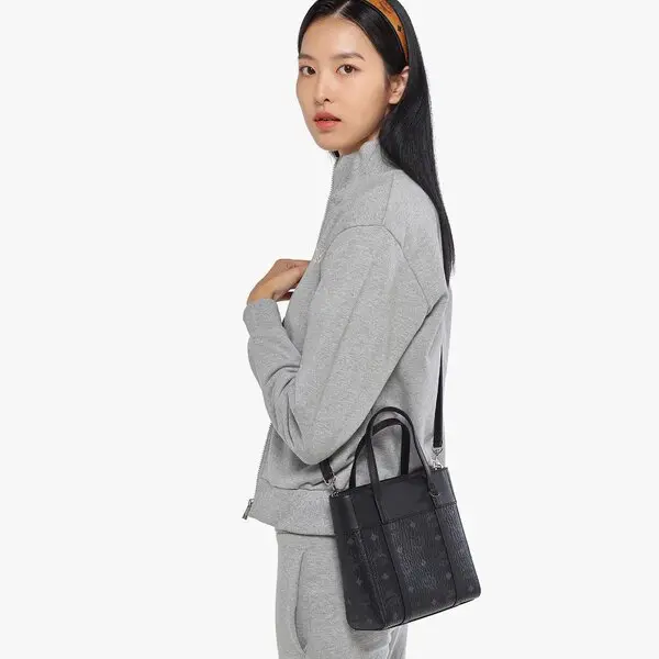 Mcm Logo Shoulder Bag