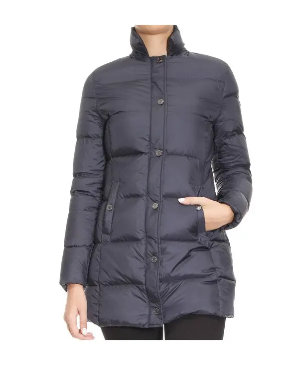 Emporio Armani Down Puffer Coat With Stand Collar