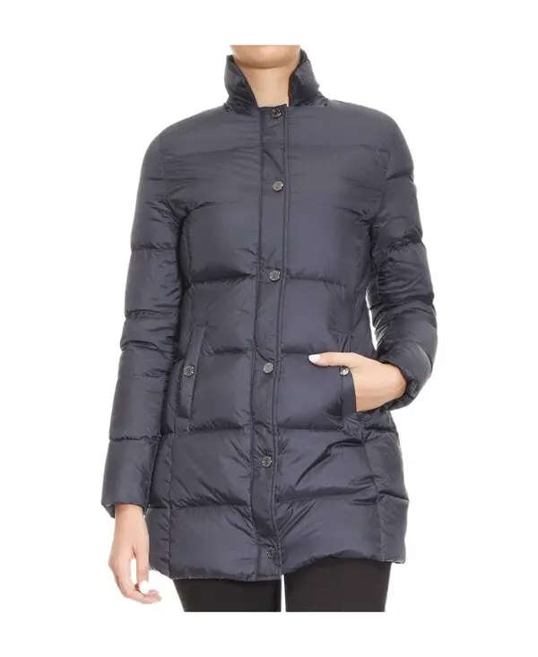 Emporio Armani Down Puffer Coat With Stand Collar
