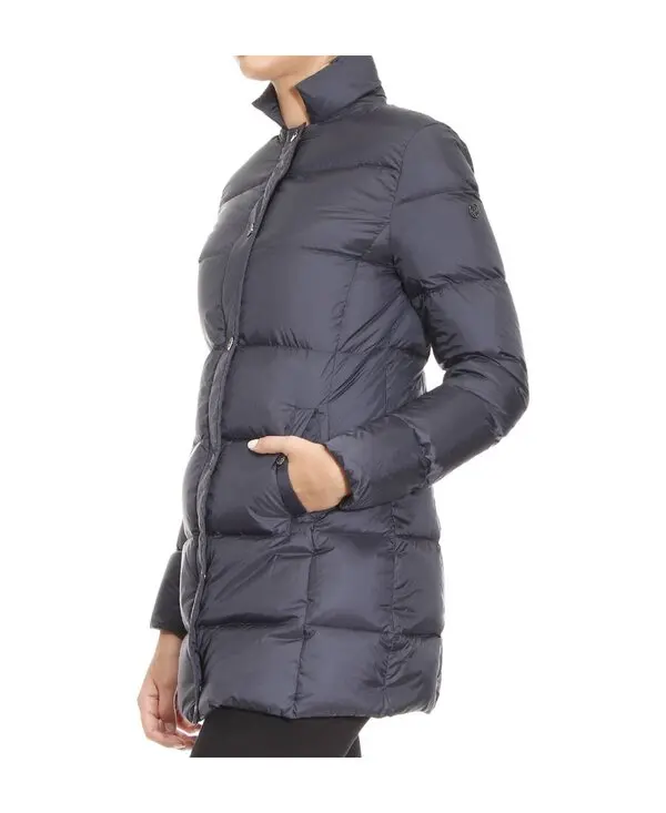 Emporio Armani Down Puffer Coat With Stand Collar