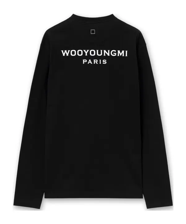 WOOYOUNGMI Logo Patch Crewneck T-shirt