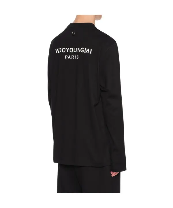 WOOYOUNGMI Logo Patch Crewneck T-shirt