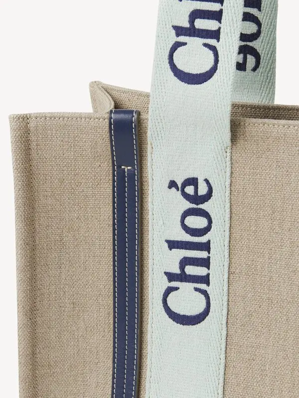 Chloé Medium Woody Tote Bag - Nude