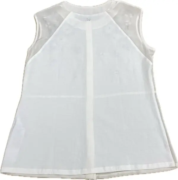 Max Mara Sleeveless Graphic Pattern Blouse