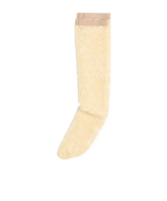 Valentino Garavani Lace Knee-high Socks - Birch Color