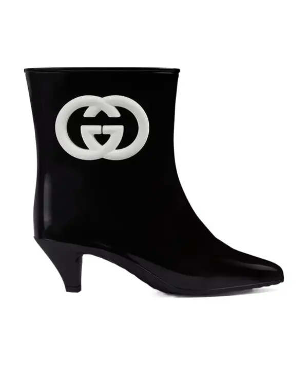 Gucci Interlocking G Pointed-toe Boots