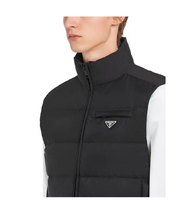 Prada Quilted Logo Gilet