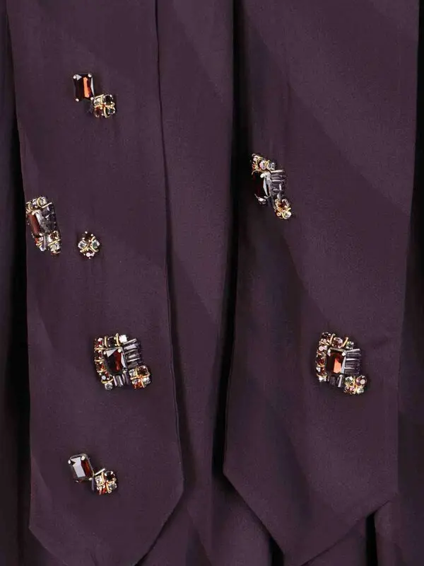 Dries Van Noten Embellished Tie Neck Shirt