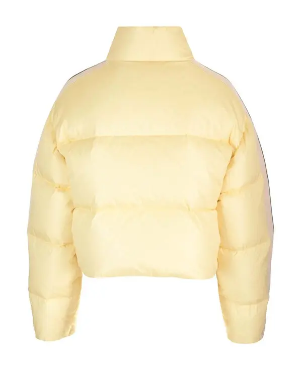 Palm Angels Logo Embroidered Padded Jacket - Nude