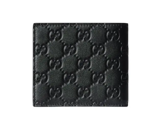 Gucci Gg Emblem Coin Wallet - Black