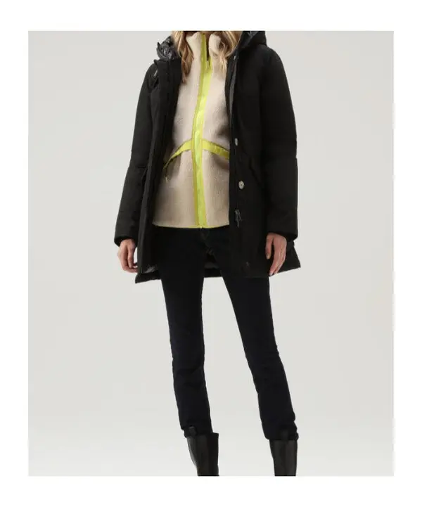 Woolrich Arctic Hooded Parka Coat - Black