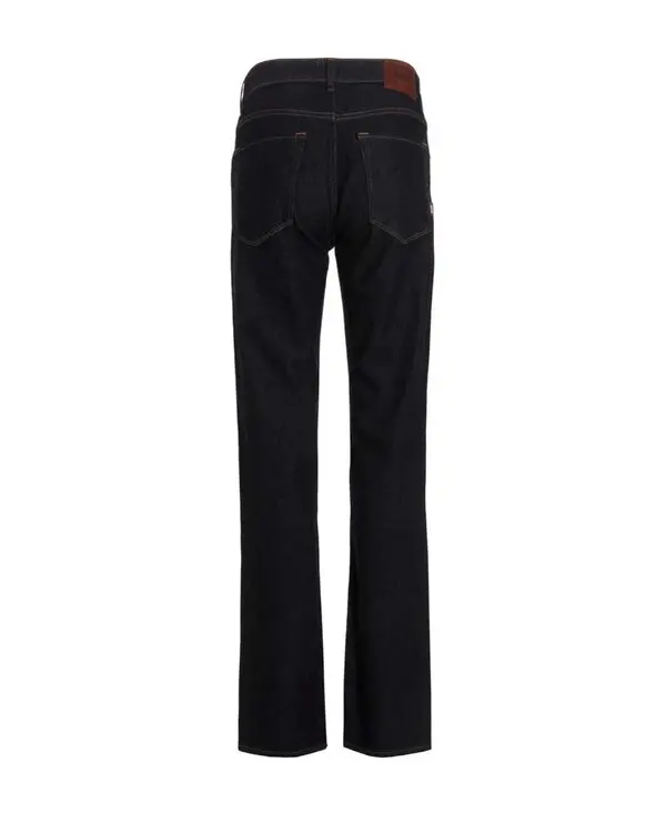 Hugo Boss Mid-rise Straight-leg Jeans
