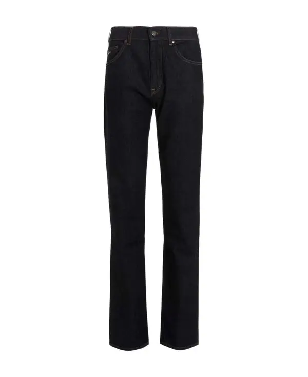 Hugo Boss Mid-rise Straight-leg Jeans - No