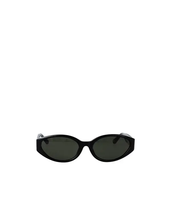 Linda Farrow Geometric Frame Sunglasses - Black