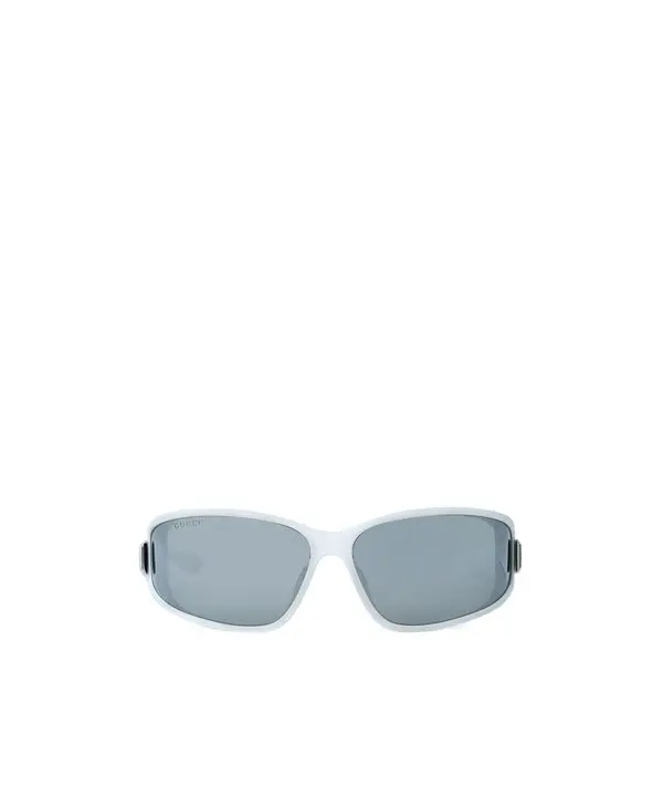 Gucci Rectangular Frame Sunglasses - Gray