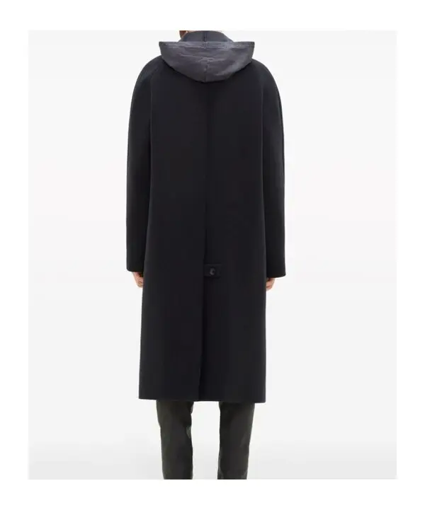 COURREGES Single-breasted Coat With Zipped Sleeves