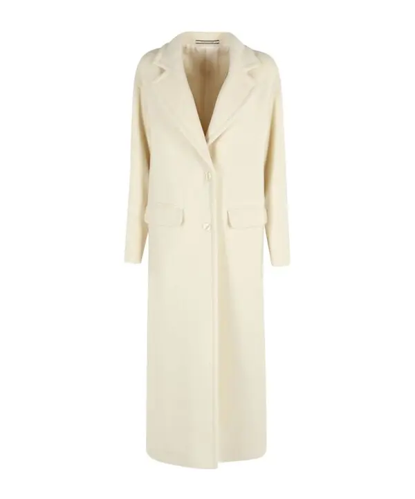 Tagliatore Carine Flap-pocket Coat - Beige