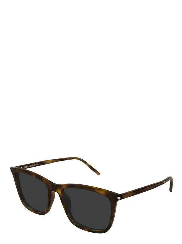 Saint Laurent Square Frame Sunglasses - Black