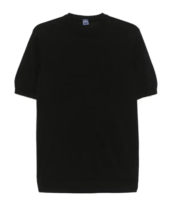 Fedeli Giza Cotton Crew Neck T-shirt