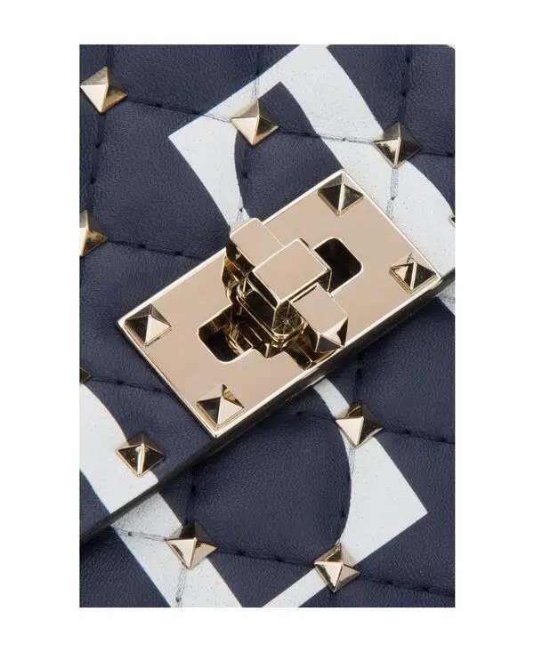 Valentino Garavani Rockstud Spike Medium Chained Shoulder Bag