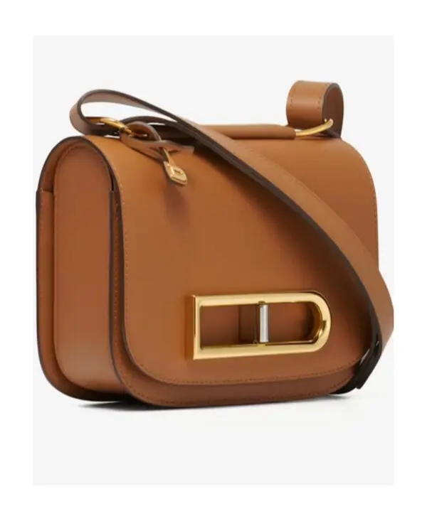 Delvaux Lingot Leather Shoulder Bag - Brown