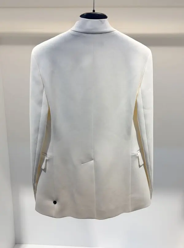 Max Mara Long Sleeve Buttoned Jacket - Gray