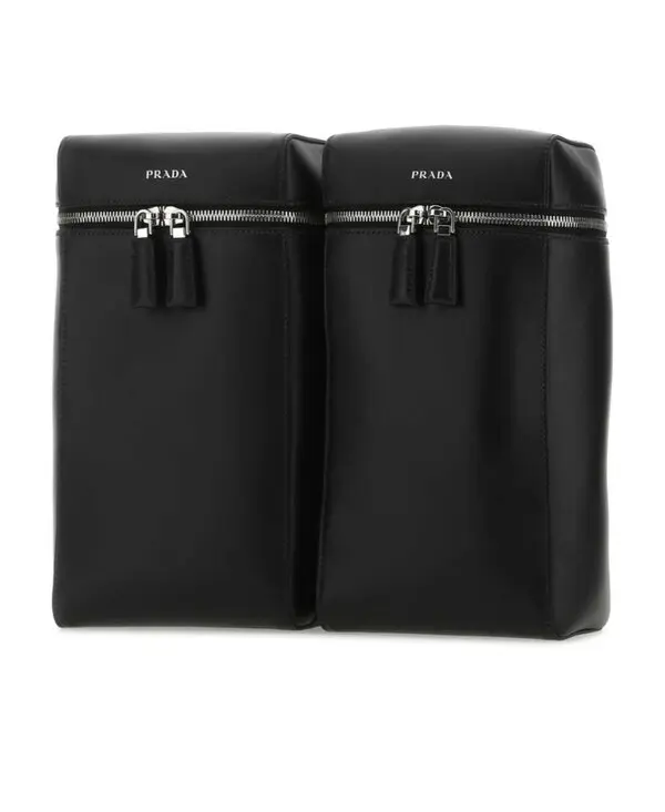 Prada Double Leather Backpack