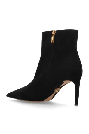 Dolce & Gabbana Pointed Toe Stiletto Ankle Boots - Black
