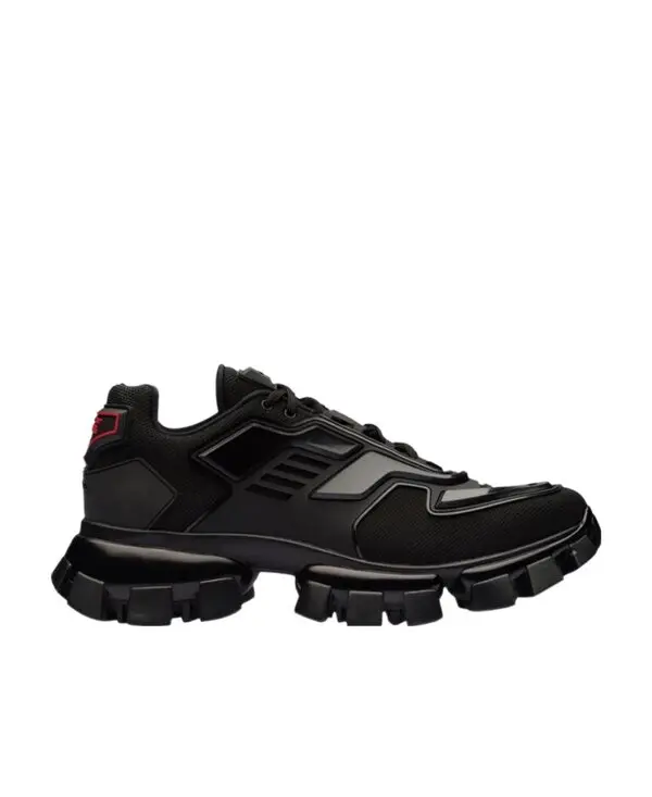 Prada Cloudbust Thunder Technical Fabric Sneakers - Black