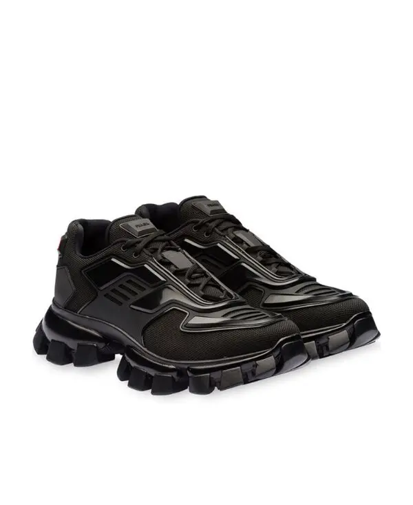 Prada Cloudbust Thunder Technical Fabric Sneakers - Black