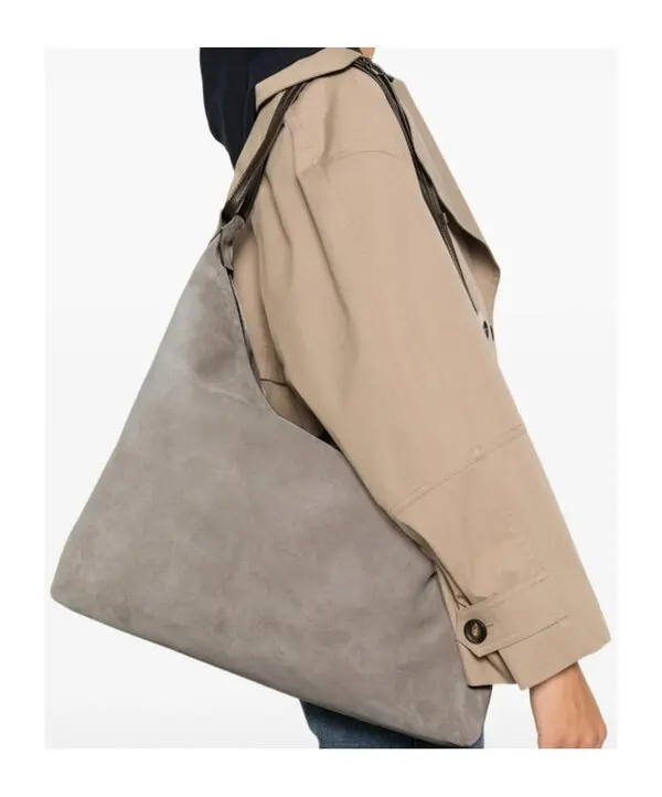 Brunello Cucinelli Suede Shoulder Bag