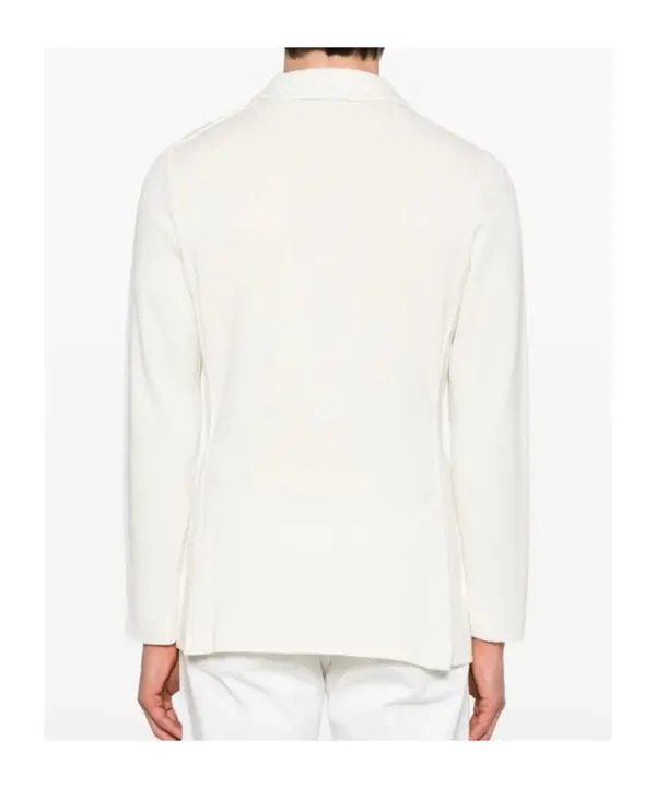 LARDINI Knitted Blazer - White