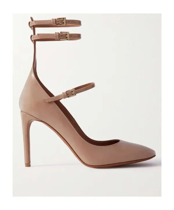Alaïa Buckled High Heels - Brown