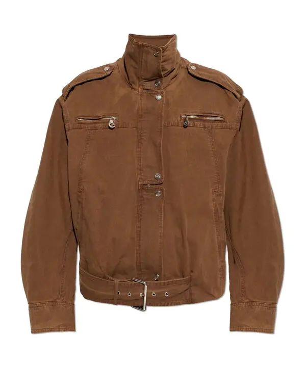 Blumarine Belted Zip Jacket